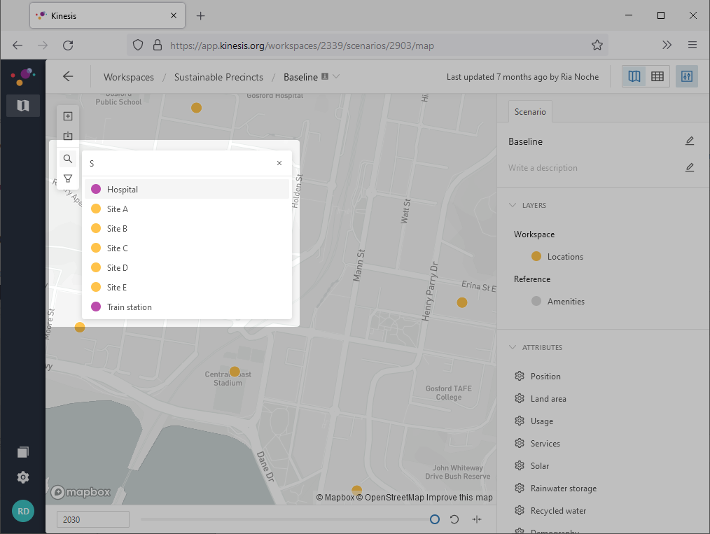 Navigating maps – Kinesis Help Centre