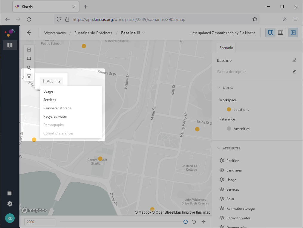Navigating maps – Kinesis Help Centre
